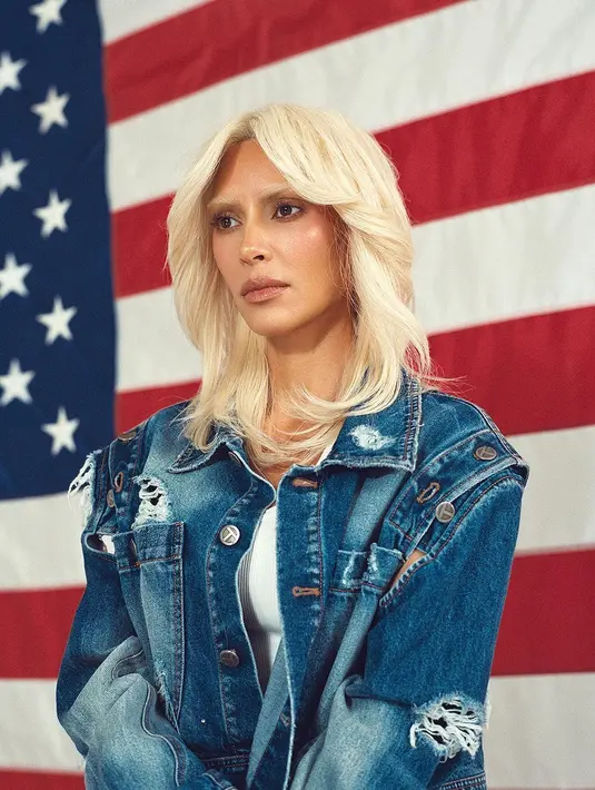 Penampilan Kim Kardashian dengan Alis Pirang Bikin Nyaris Tak Dikenali ...