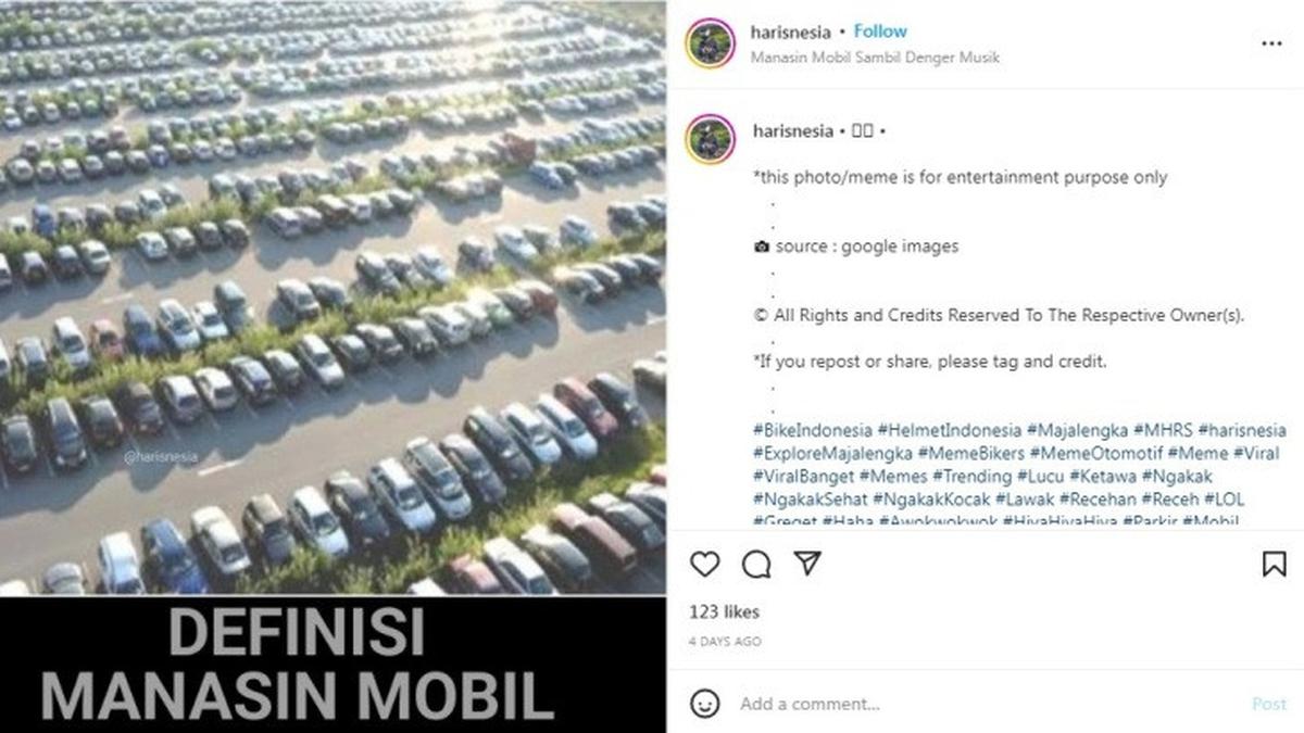 Meme Otomotif: Arti Manasin Mobil yang Sebenarnya