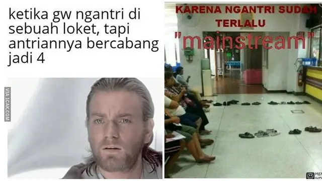 6 Meme Antre Ini Relate dengan Banyak Orang, Harus Sabar Meski Diburu ...