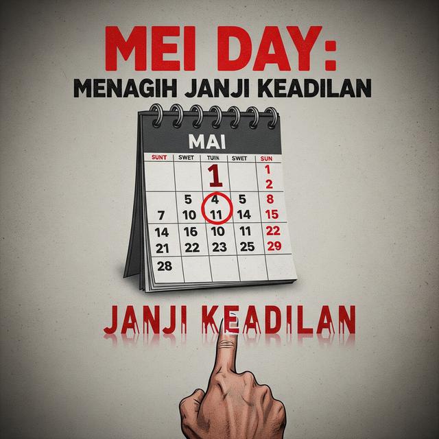 10 Contoh Poster Hari Buruh, Suara Aspirasi Pekerja yang Menggugah