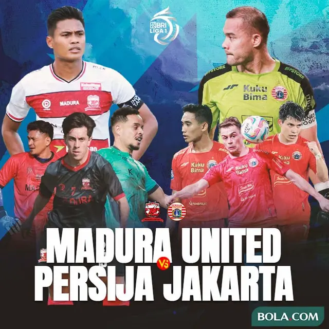Duel Setiap Lini Madura United Vs Persija di BRI Liga 1: Macan Kemayoran Lebih Menjanjikan ...