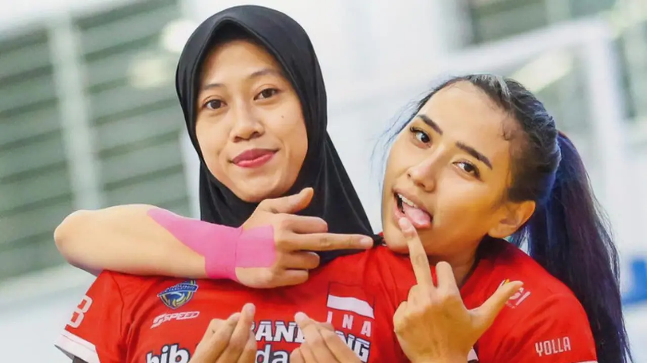 5 Potret Kebersamaan Megawati dan Yolla Yuliana, Atlet Timnas Voli ...