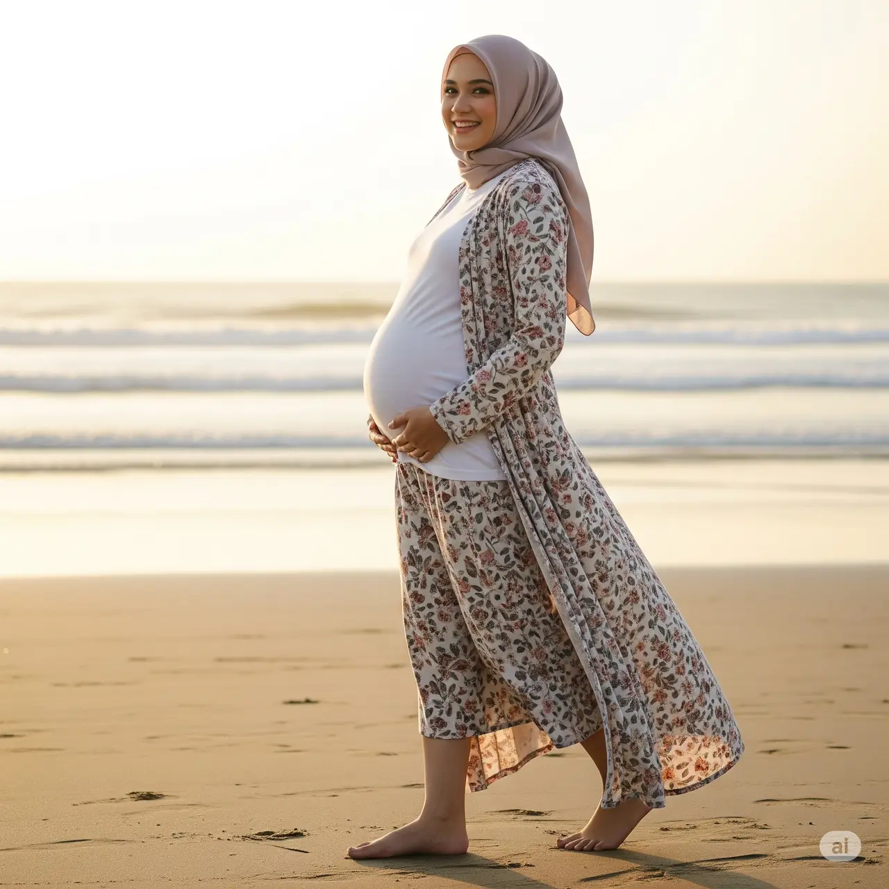 7 Inspirasi Outfit Ibu Hamil ke Pantai Terbaru 2025, Nyaman dan Stylish ...