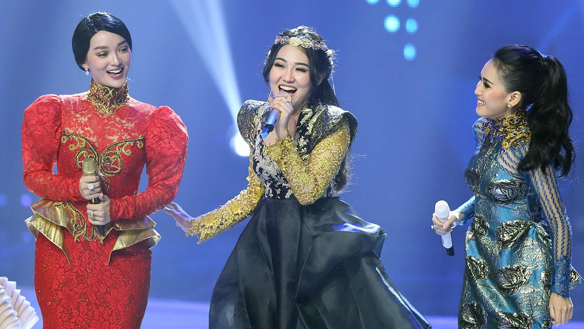 Ayu Ting Ting, Via Vallen dan Zaskia Gotik Satu Panggung di HUT Indosiar Ke-23 Tahun - Photo ...
