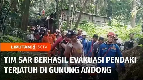 Video Pendaki Yang Terpeleset Dan Terjatuh Ke Jurang Di Gunung Andong