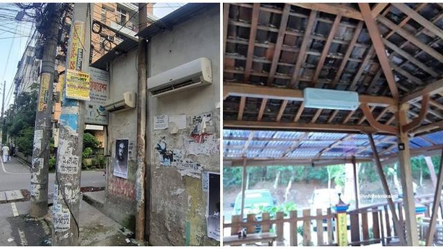 6 Pemasangan AC di Luar Ruangan Ini Nyeleneh, Jadi Enggak Punya Fungsi ...