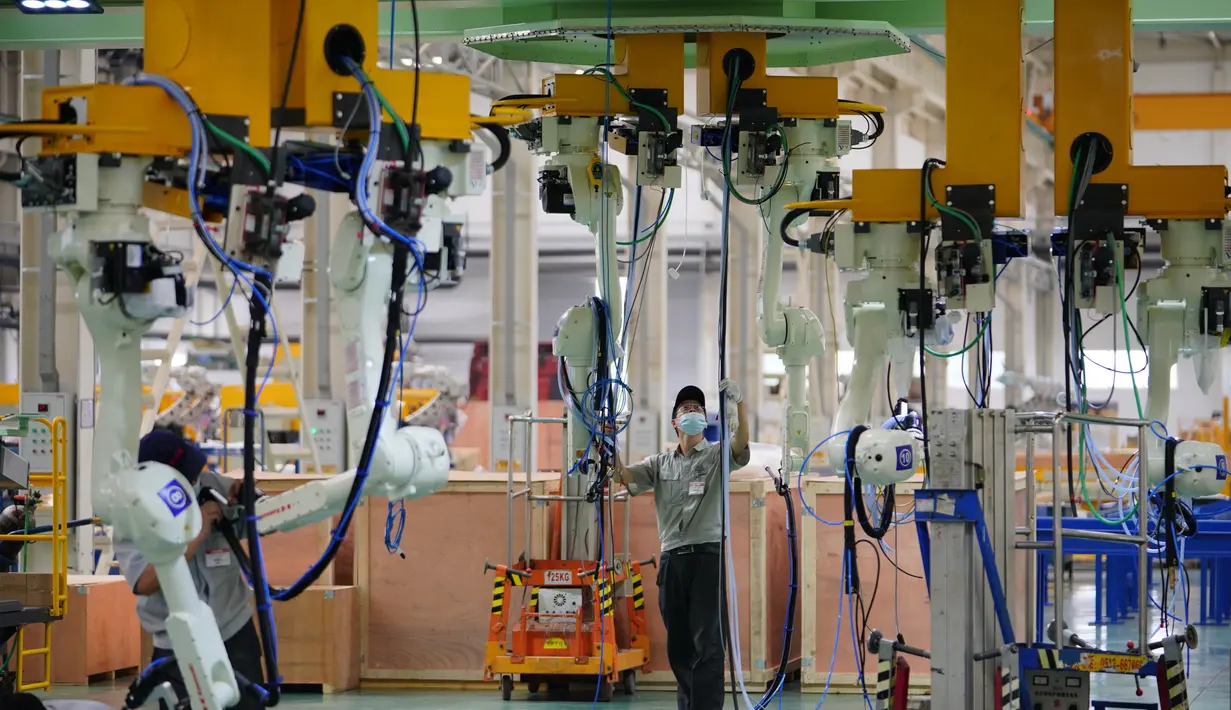 FOTO: Mengintip Aktivitas Industri Robotik di Tangshan China - Foto ...