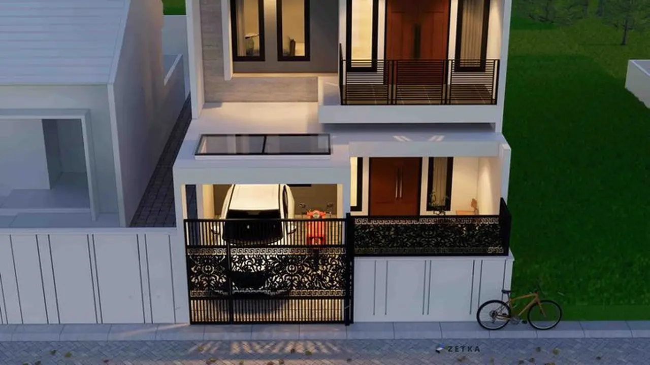 10 Desain Rumah Minimalis 2 Lantai Type 36, Solusi untuk Lahan Terbatas ...