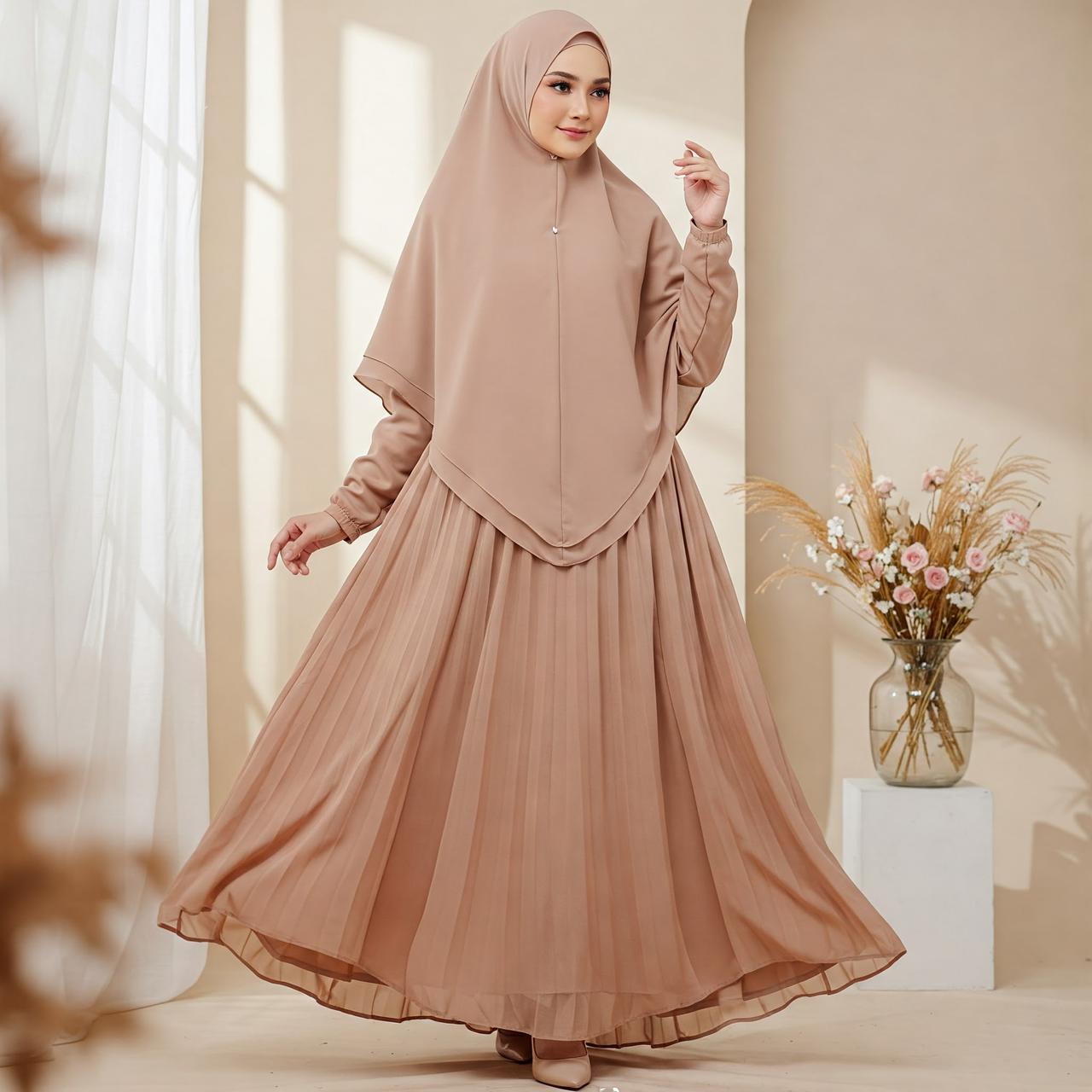 7 Model Baju Keki Gamis yang Elegan dan Anggun, Gaya Trendi Masa Kini