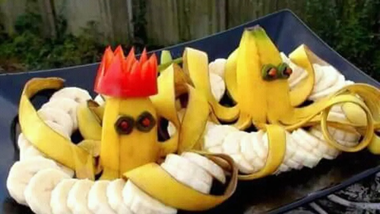 6 Kreasi Pisang Bentuk Hewan Ini Estetik Banget, Kreatif - Hot Liputan6.com