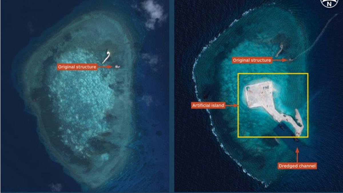 Foto Satelit Ungkap China Bangun Pulau di Spratly - Global Liputan6.com
