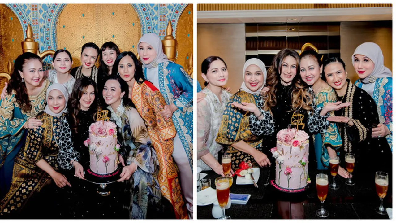 6 Potret Ultah Diana Pungky Bareng Artis Lawas Digelar Intimate, Tak Menua di Usia 51 Tahun ...