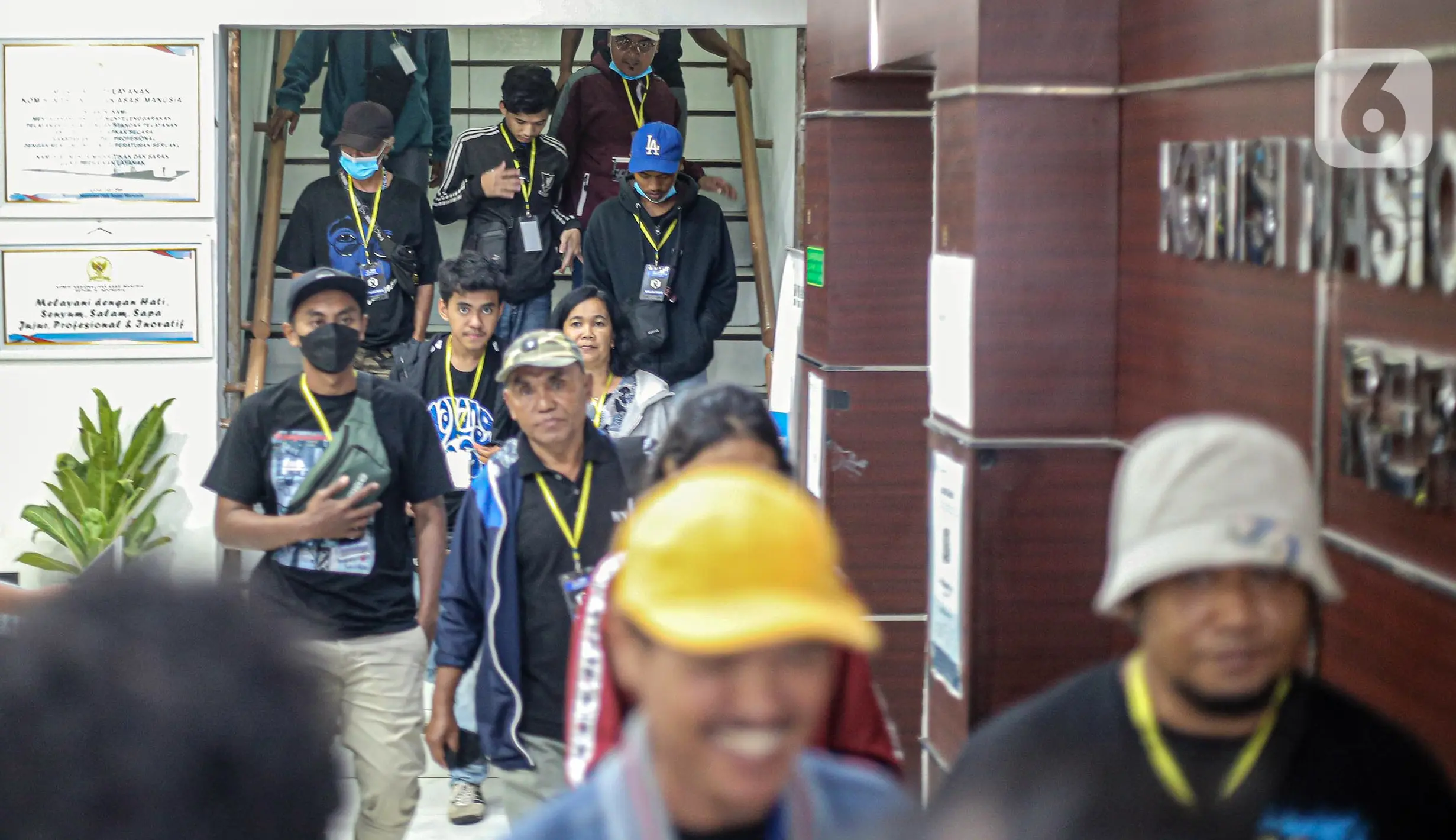 Keluarga Korban Tragedi Kanjuruhan Temui Komnas HAM - Foto Liputan6.com