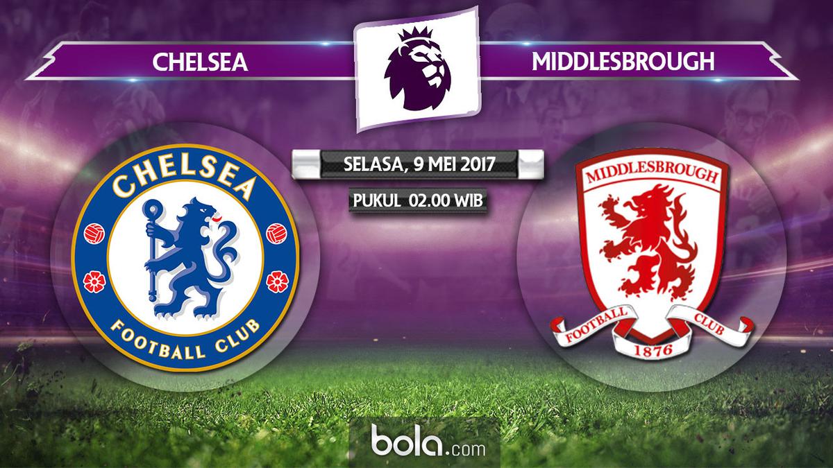 Susunan Pemain Chelsea Vs Middlesbrough - Inggris Bola.com