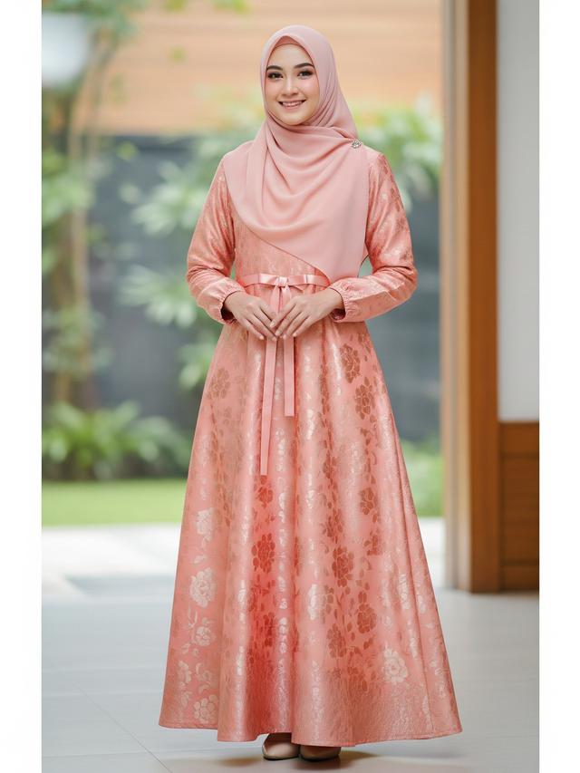 7 Inspirasi Gamis Warna Lembut untuk Ibu Muda agar Tetap Anggun Tanpa ...