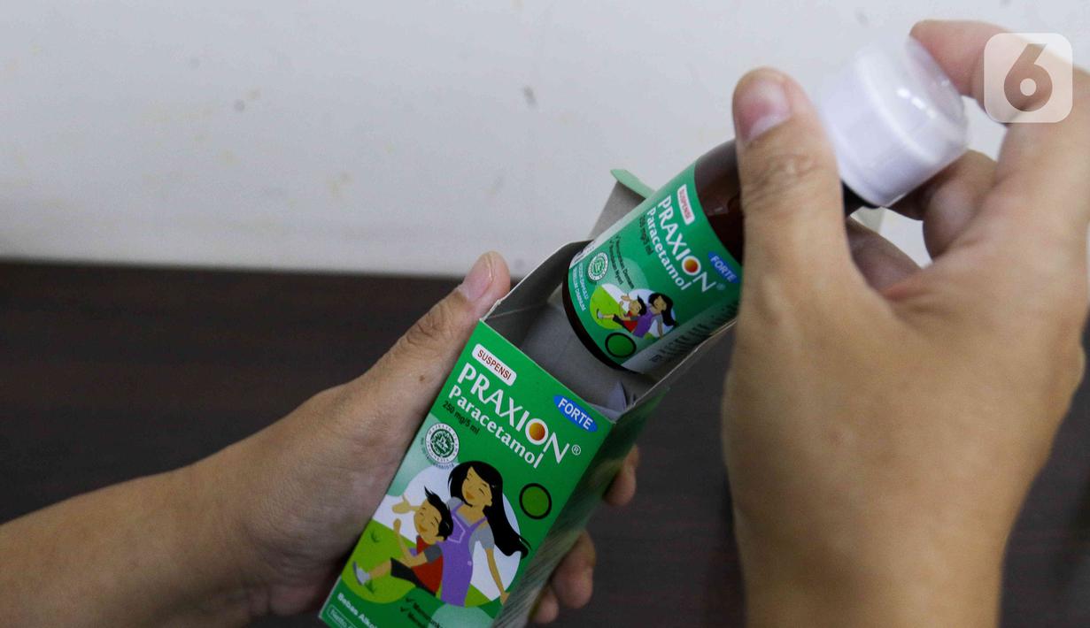 Hasil Uji Lab BPOM, Obat Sirup Praxion Aman Digunakan - Foto Liputan6.com