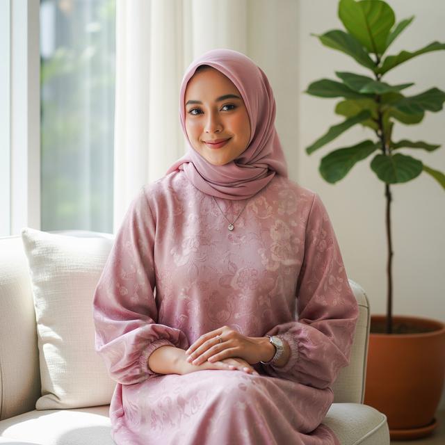 7 Inspirasi Gamis Warna Lembut untuk Ibu Muda agar Tetap Anggun Tanpa ...