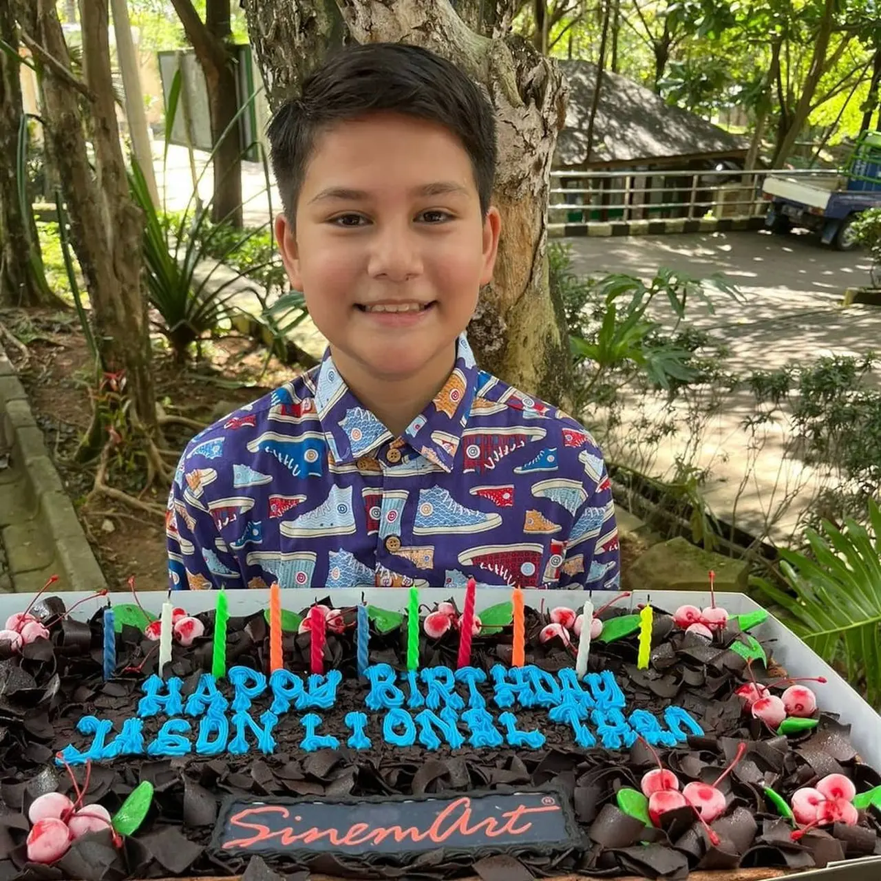 6 Momen Ulang Tahun Jason Lionel Theo Bintang Cinta Amara, Dapat Kue ...