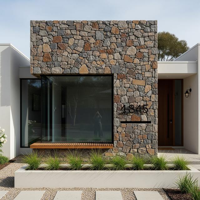 7 Contoh Model Dinding Depan Rumah Minimalis, Bikin Hunian Tampil ...