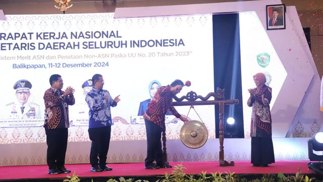 Rakernas Forsesdasi 2024 Resmi Dibuka, Bahas Penerapan Sistem Merit dan ...