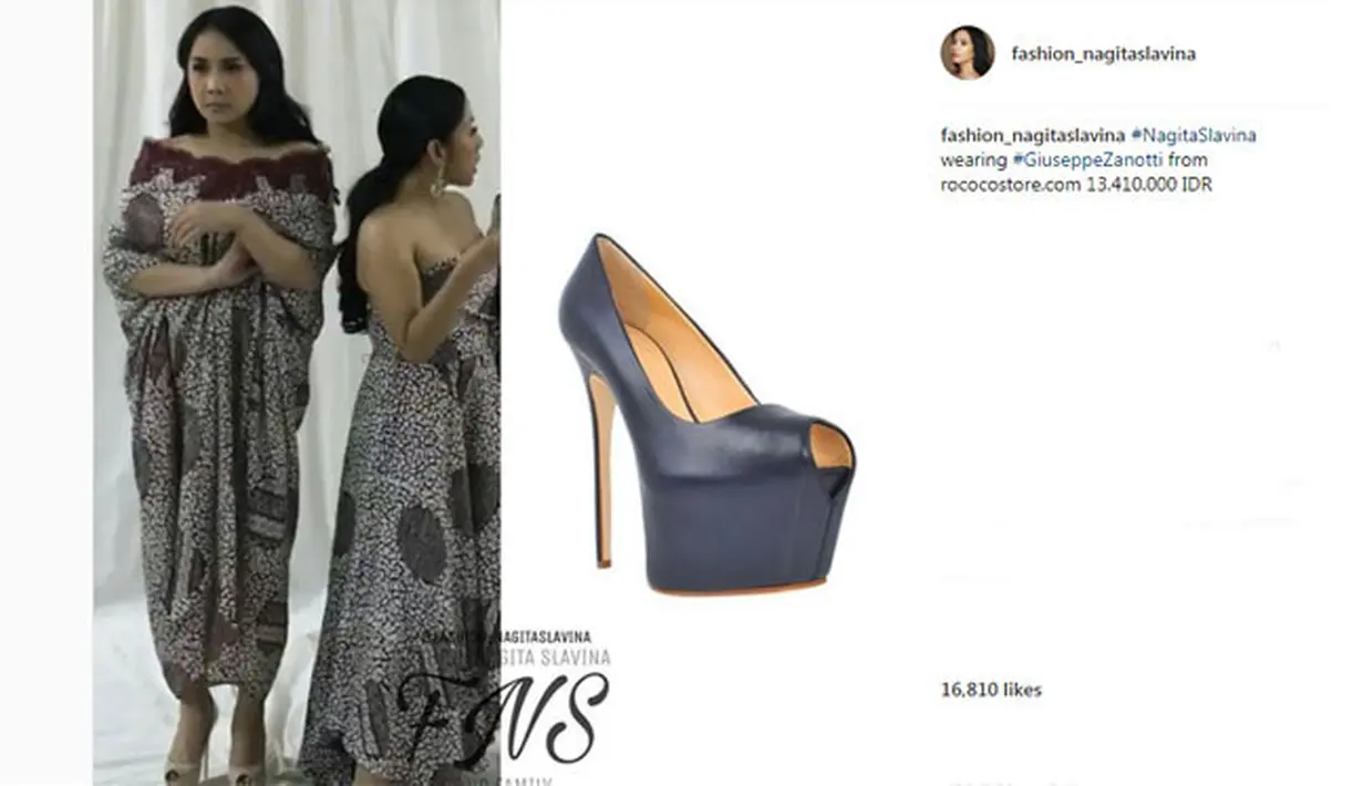 8 Koleksi Sepatu Nagita Slavina yang Super Mahal - Photo Fimela.com