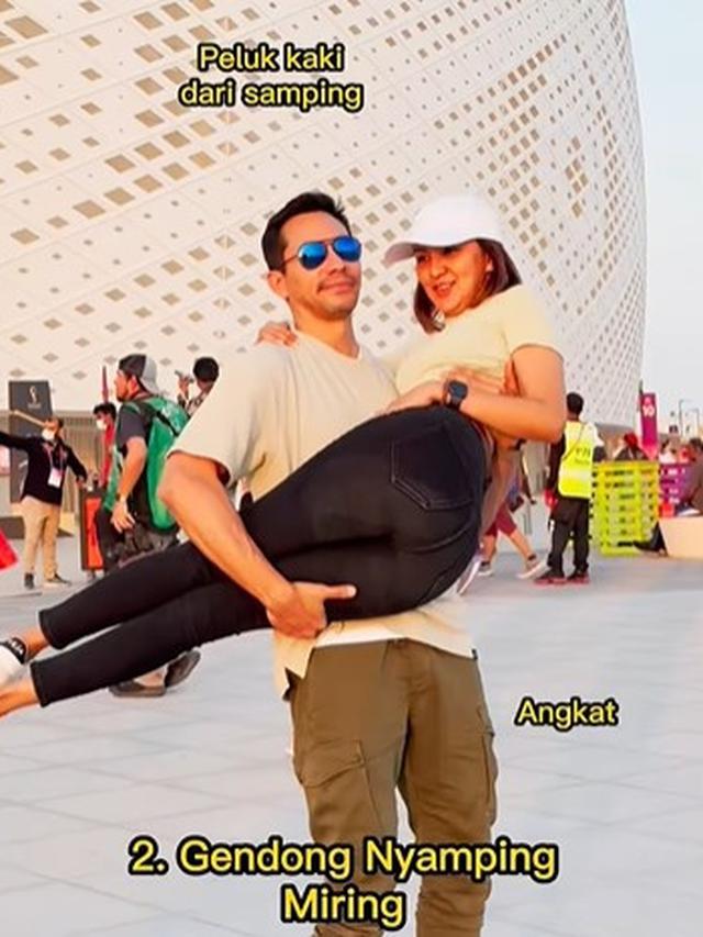 9 Potret Gaya Darius Sinathrya Gendong Donna Agnesia, Ada Mesra Juga ...