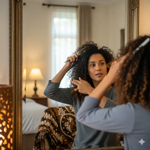 15 Model Rambut Ikal Natural untuk Ibu-Ibu Simpel, Elegan, dan Mudah ...