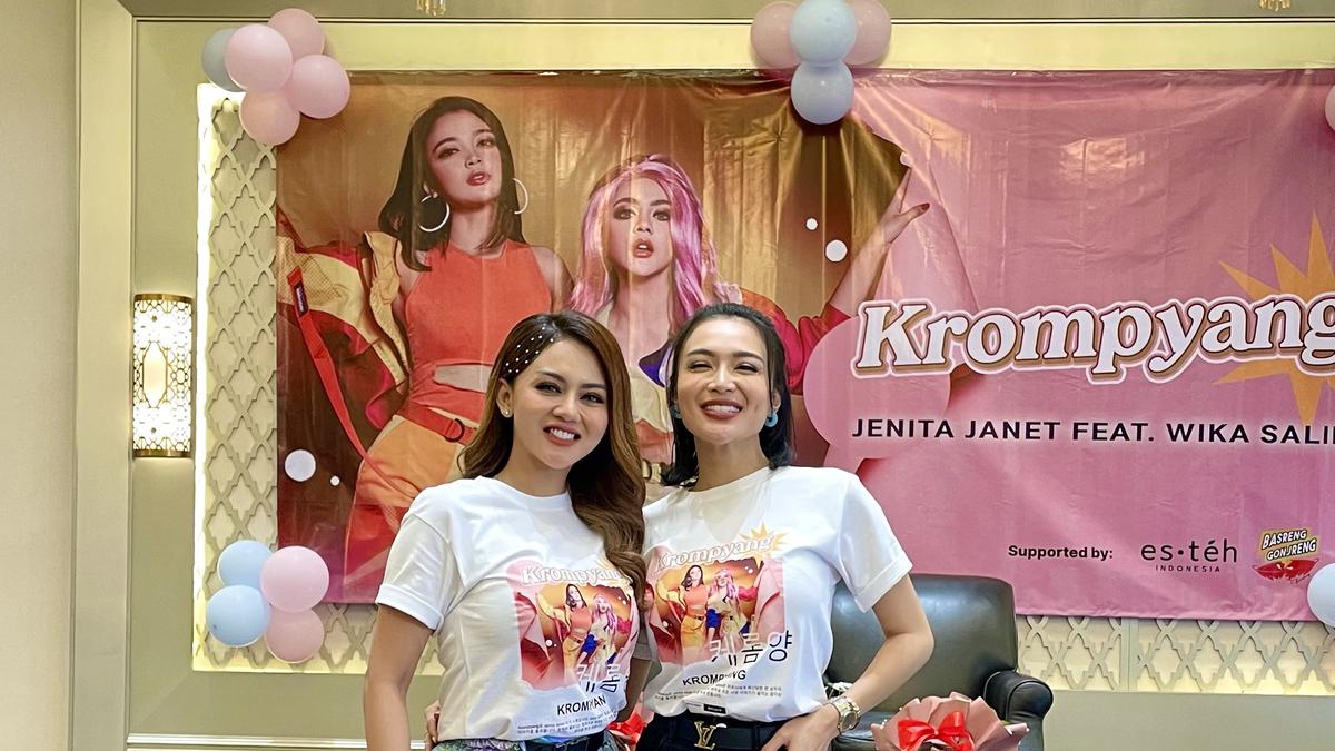 Jenita Janet Perkenalkan Lagu Krompyang, Kolaborasi Bareng Wika Salim - ShowBiz Liputan6.com