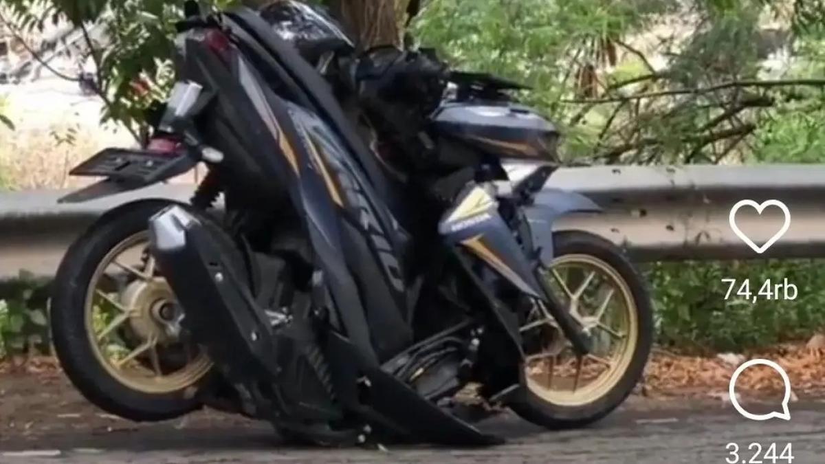 Kumpulan Potret Skutik Honda yang Viral Akibat Rangka Patah