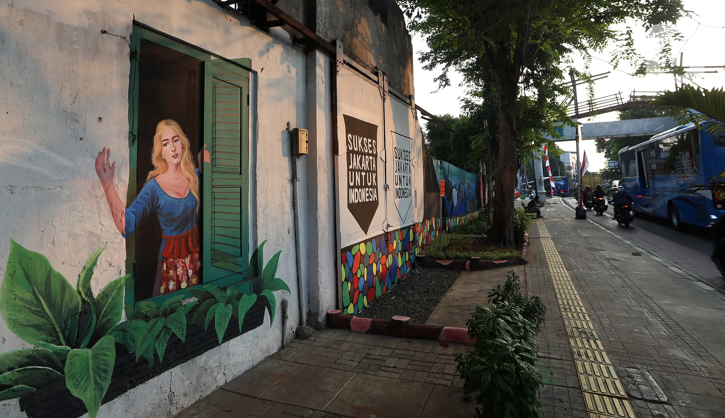 Kreativitas Seni Mural untuk Percantik Kota - Foto Liputan6.com