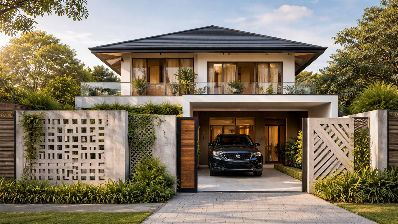 7 Model Pagar Rumah Modern yang Lagi Hits, Percantik Fasad Hunian