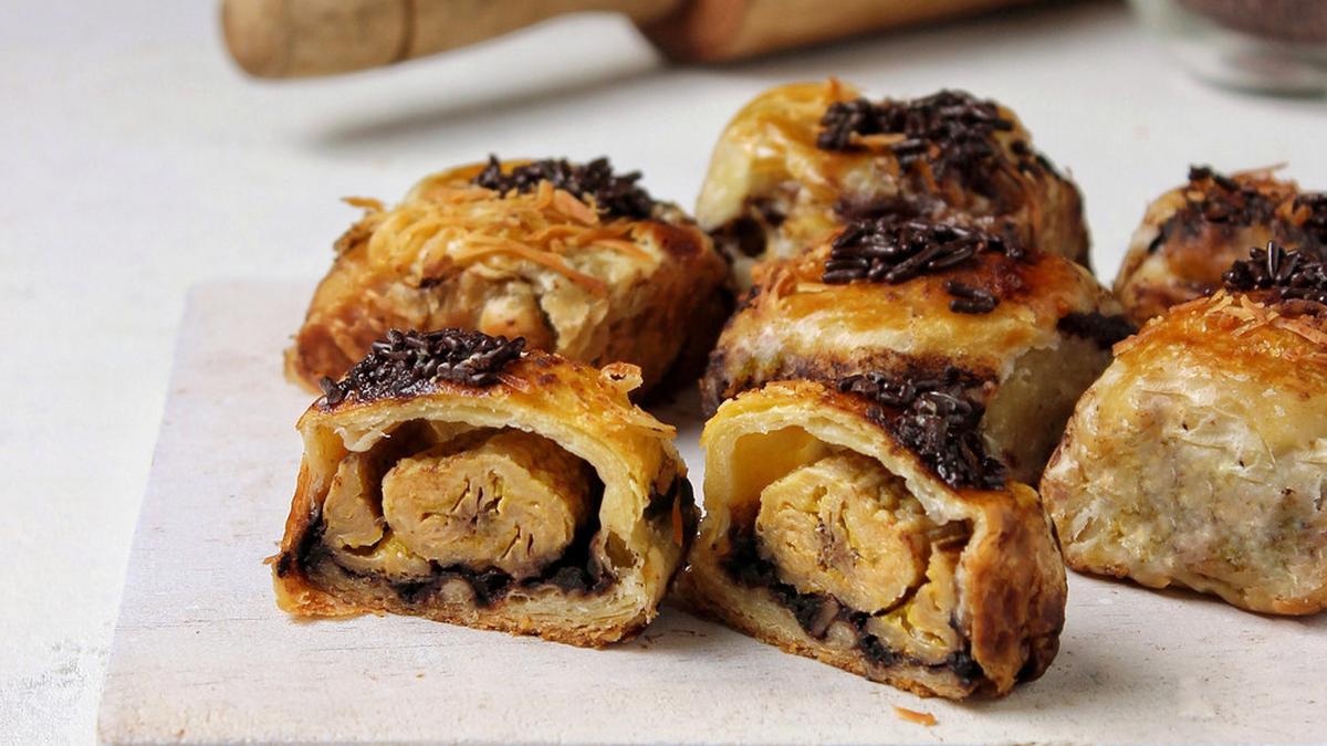 Resep Puff Pastry Isi Pisang Cokelat