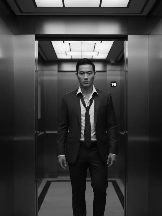 7 Prompt Gemini AI Viral Edit Foto di Lift dengan Jas, Hasil Realistis ...