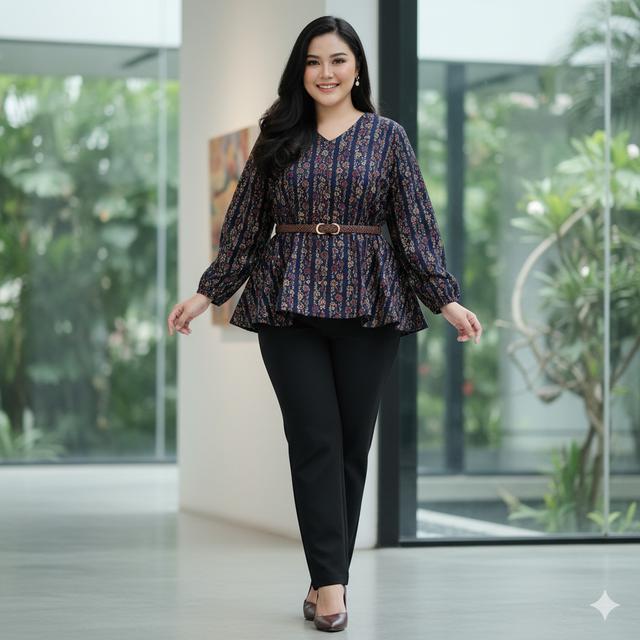 7 Model Atasan Batik untuk Orang Gemuk agar Terlihat Langsing, Nyaman dan Stylish