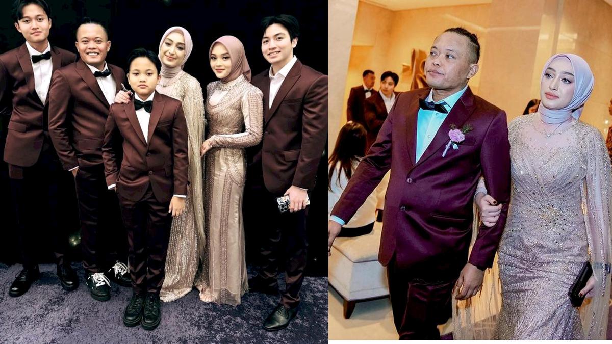 6 Gaya Kekasih Sule Santyka Fauziah Hadiri Acara Pernikahan Rizky Febian & Mahalini, Tampil ...