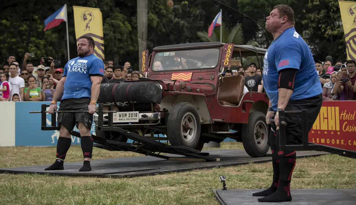 FOTO: Inilah Kompetisi Pria Terkuat di Dunia - Foto Liputan6.com