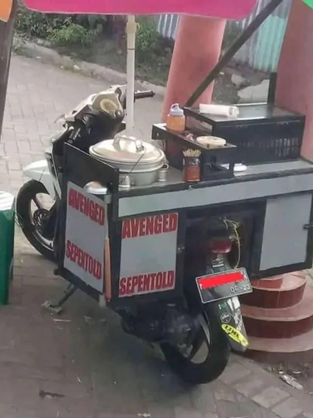 6 Tulisan di Gerobak Bakso Motor Ini Kreatif Sekaligus Kocak - Hot ...