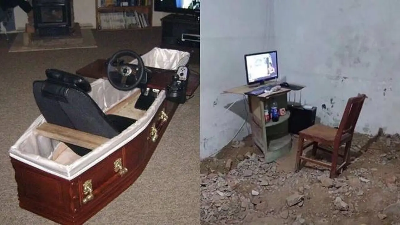 7 Potret Penempatan Komputer Buat Main Game Ini Nyeleneh, Ada di Rumah ...