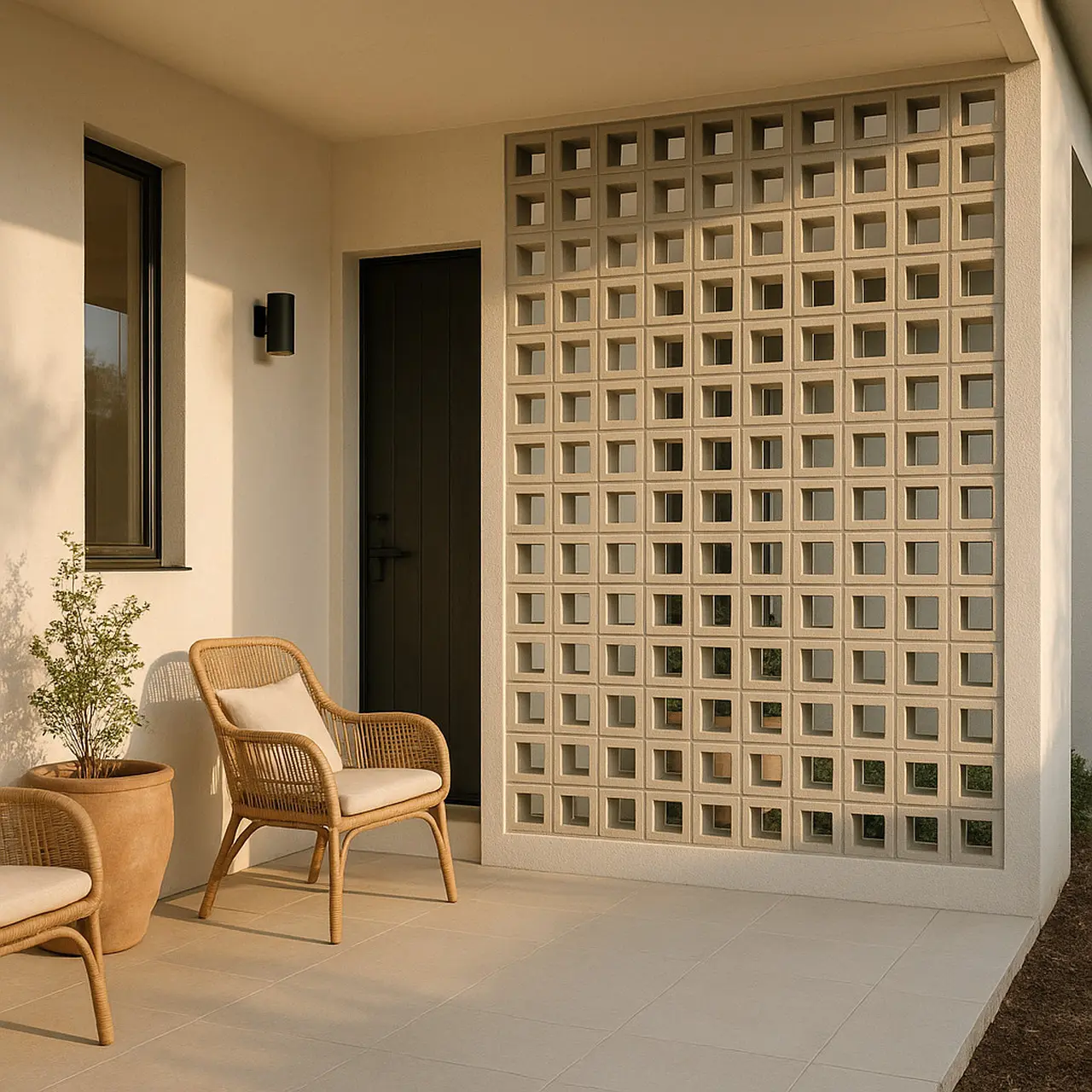 9 Model Teras Dinding Roster Minimalis Terbaru 2025, Inspirasi Estetik ...