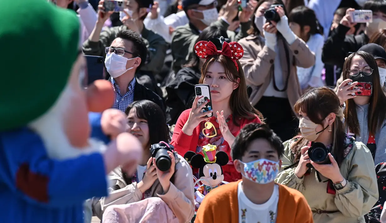 Meriahnya Parade 40 Tahun Tokyo Disneyland - Foto Liputan6.com