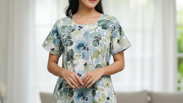 9 Model Daster Kaos Motif Bunga Simpel Tidak Norak, Nyaman Dipakai dan ...