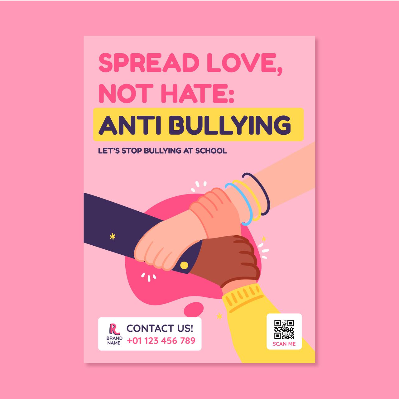 5 Contoh Poster Stop Bullying untuk Dipasang di Tempat-Tempat Umum ...