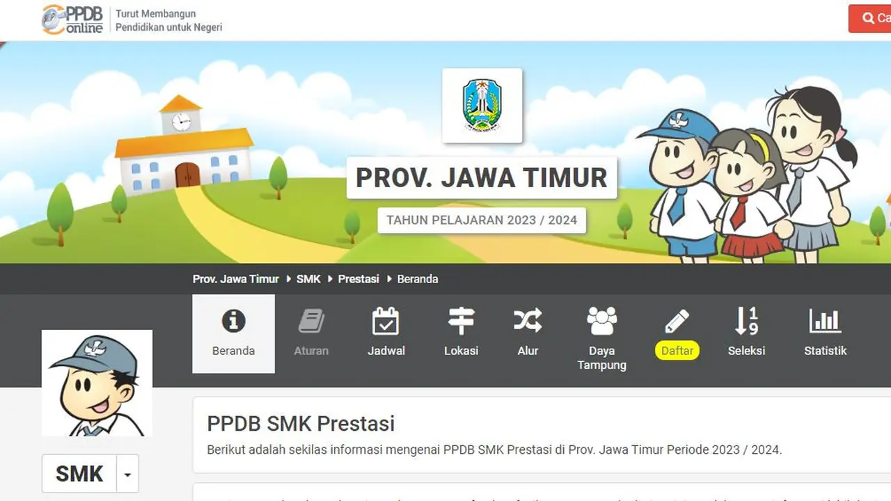 PPDB Jatim 2023 Jalur Prestasi SMK Dimulai Hari Ini, Informasi Terbaru ...