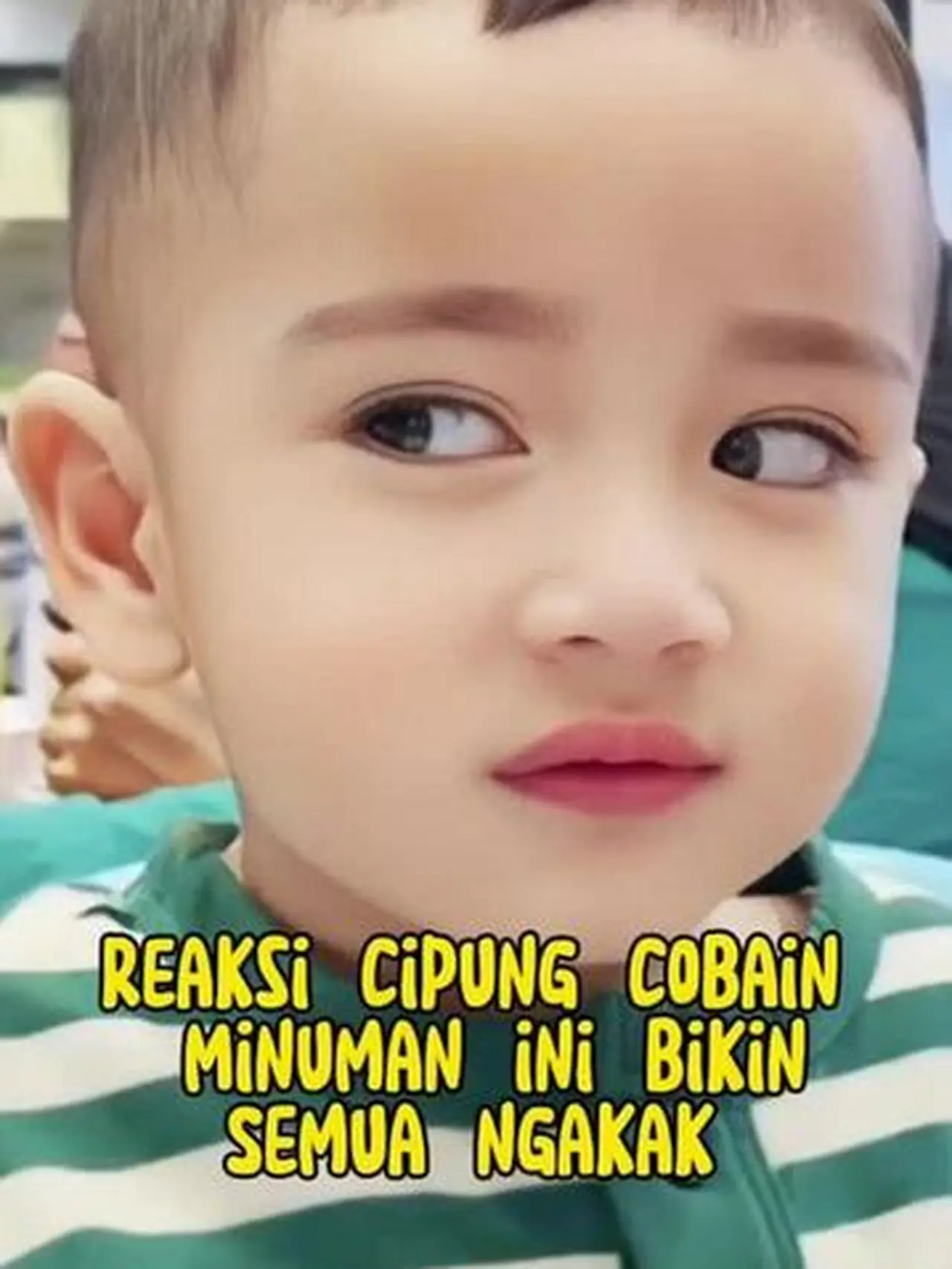 7 Potret Lucu Rayyanza Saat Minum Es Teh, Cipung Bisa Gestur Mantap ...
