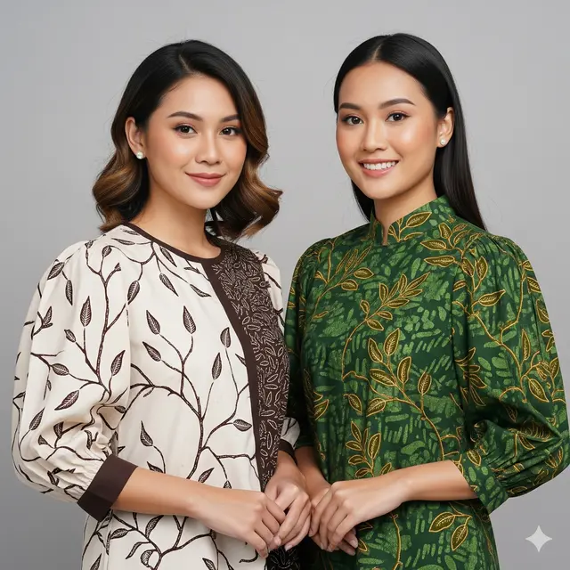 9 Model Tunik Batik Lengan Bishop Simple Tapi Mewah yang Elegan di 2025 ...