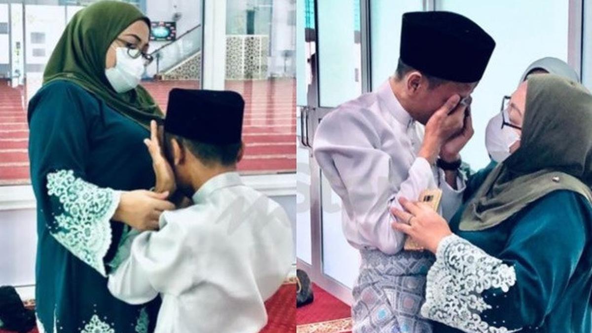 Viral Pria Sujud dan Menangis di Depan Ibunda Usai Akad Nikah Ini Bikin Haru - Hot Liputan6.com