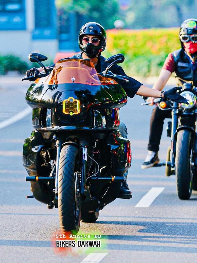 8 Potret Abidzar Al Ghifari Ikut Touring dengan Geng Motor, Curi Perhatian