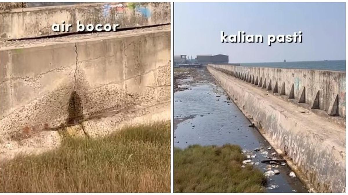 Viral Tanggul Laut Raksasa di Jakarta Utara Bocor, Ini Penjelasan ...