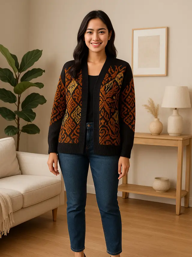 7 Model Batik Kombinasi Rajut Terbaru 2025, Gaya Tren Fashion yang ...