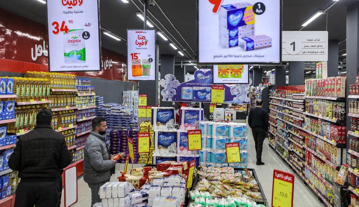 Warga Palestina di Tepi Barat Boikot Produk Israel - Foto Liputan6.com